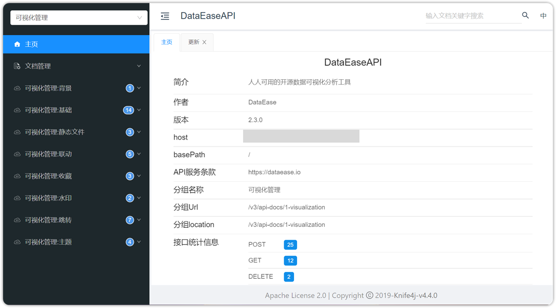 系统 API - DataEase 文档
